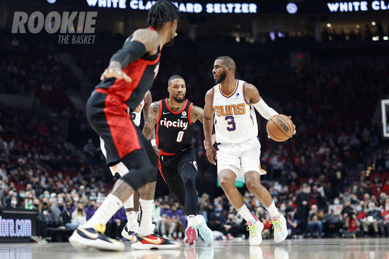 'CP3의 신들린 점퍼 쇼' 피닉스, 연장 접전 끝에 POR 6연패 빠트려