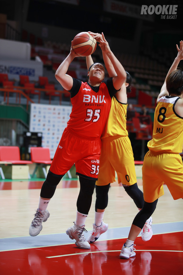 BNK-KB, 부산 연습경기에서 무승부