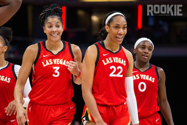 [WNBA] 슈퍼팀 맞대결? '주전 전원 10+ 득점 3+ 어시스트' 라스베이거스, 뉴욕에 압승