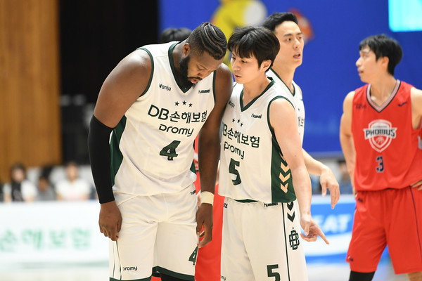 [24 KBL 컵] DB 산성, '28점 폭발' 숀 롱의 침공 견뎌냈다... 현대모비스 꺾고 결승 선착