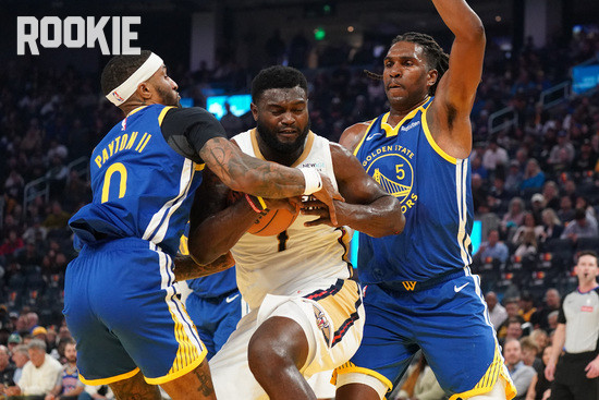 괴수 자이언 꽁꽁 봉쇄→커리 없이도 잘 나가는 GSW... 2연승 질주하며 서부 단독 2위