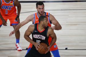 [NBA PO] '205일 만에 20+득점' 고든, 웨스트브룩의 공백을 메우다