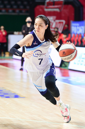 '6R 앞둔 WKBL' 끝나지 않은 4위 경쟁, 한채진 5,000득점 달성 유력