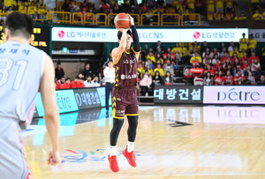 [KBL PO] ‘초반 기세 가져온 3점 4방’ LG 유기상 “아직 끝나지 않았다”